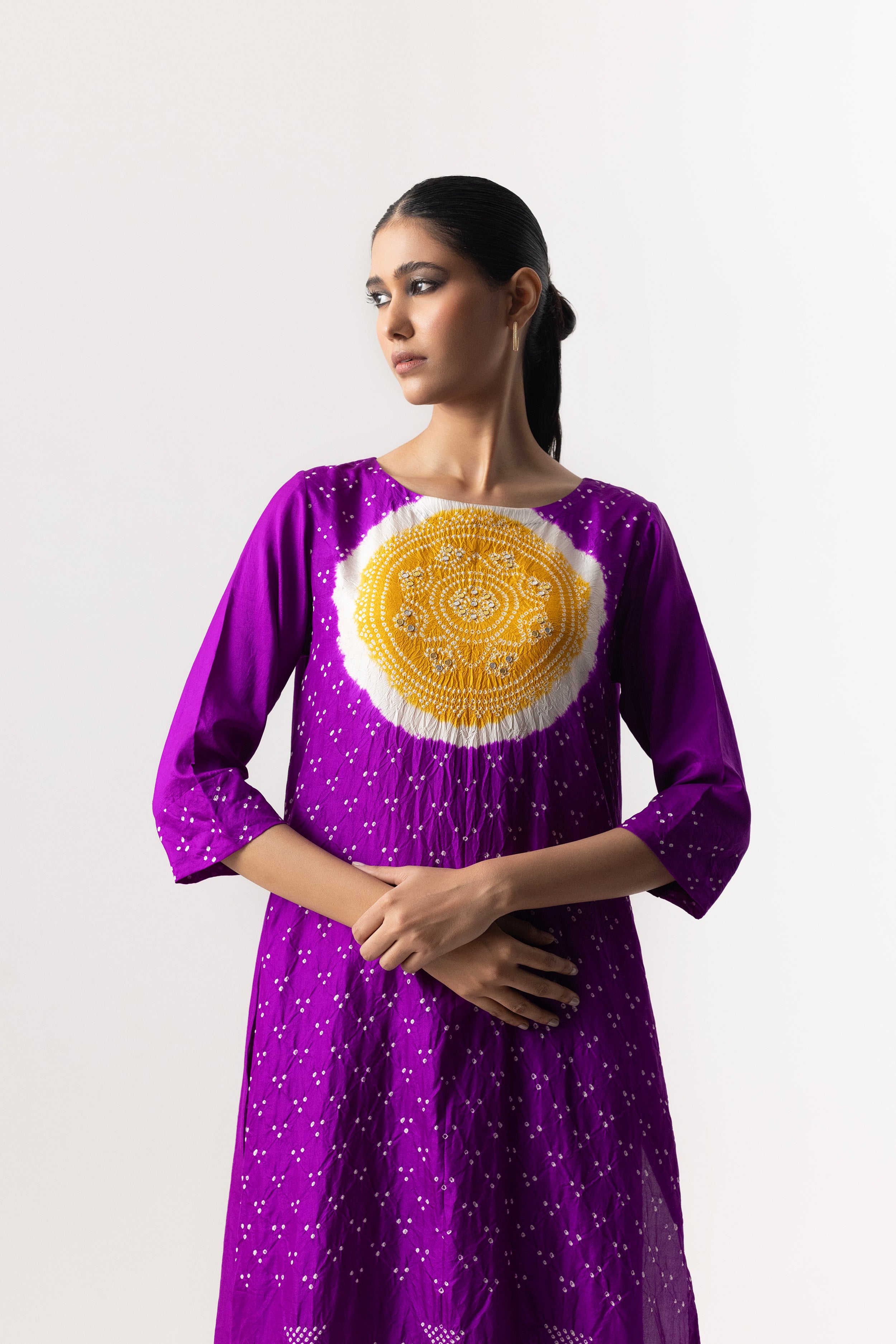 Circle Suit Set - Purple Mustard – Naina Jain